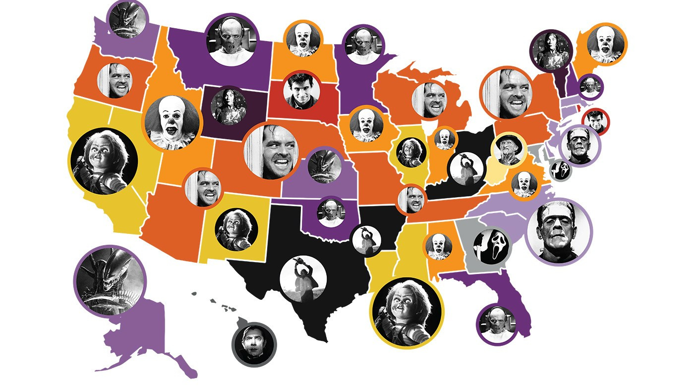 Google Searches Identify Each State’s Most Popular Horror Icon ...