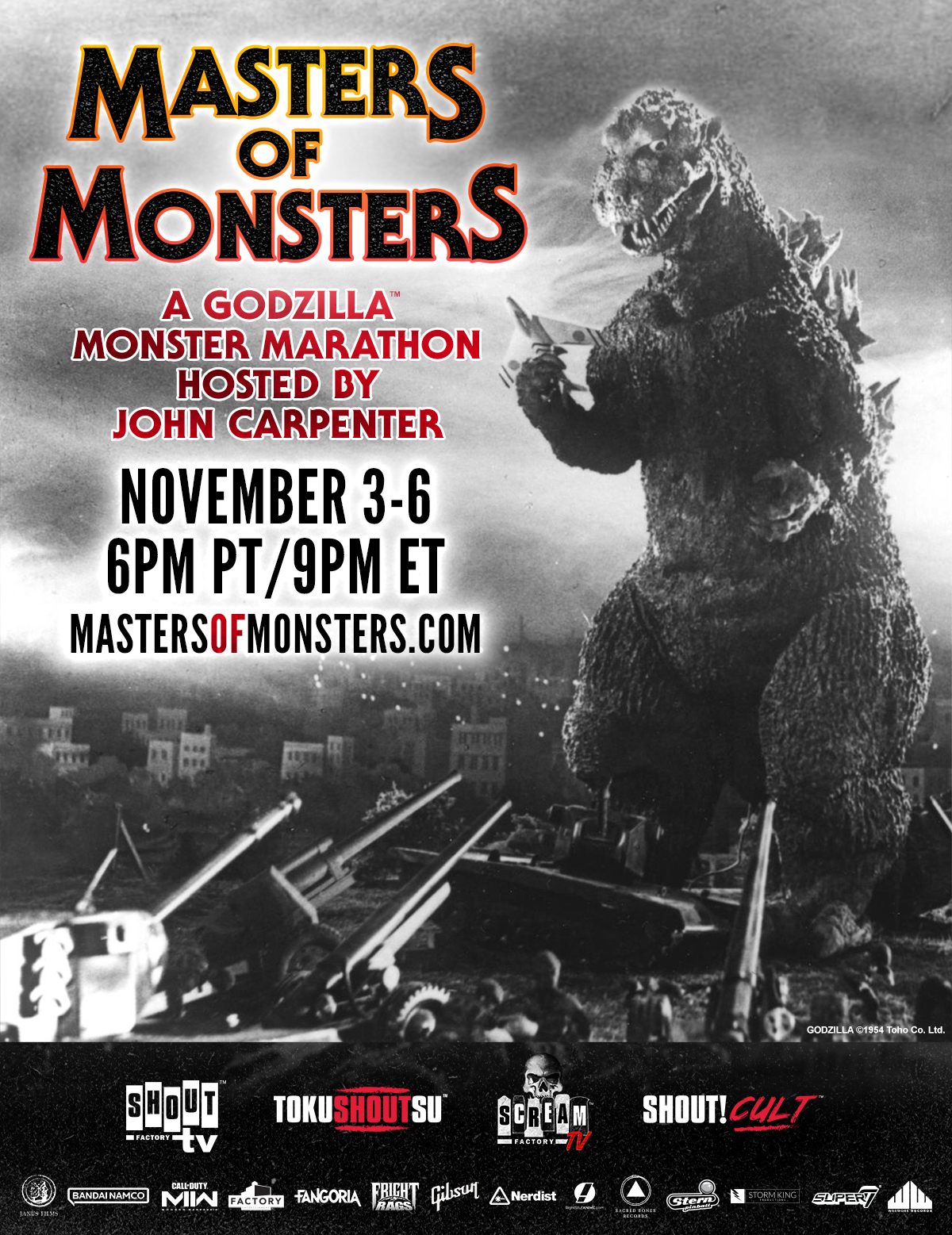 Mega Fan and Horror Master John Carpenter Hosting ‘Godzilla’ Marathon ...